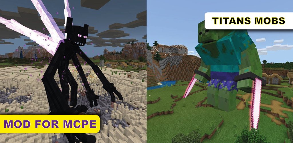 Titan Mobs MOD for Minecraft APK 1.0.0 pour Android Gratuit télécharger