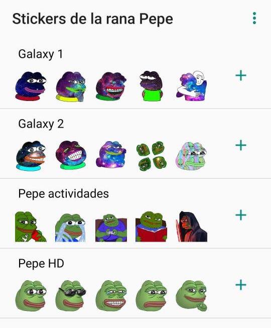 Descarga de APK de Stickers de la rana Pepe para Android