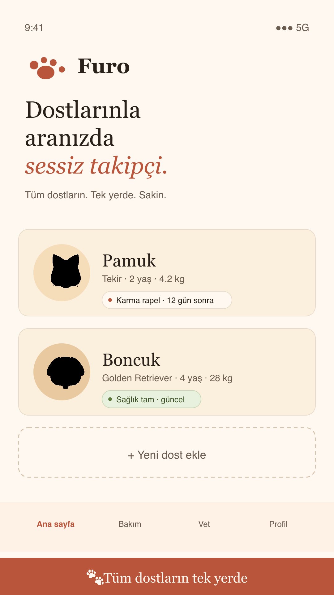 Furo: Evcil Hayvan Takibi APK untuk Unduhan Android