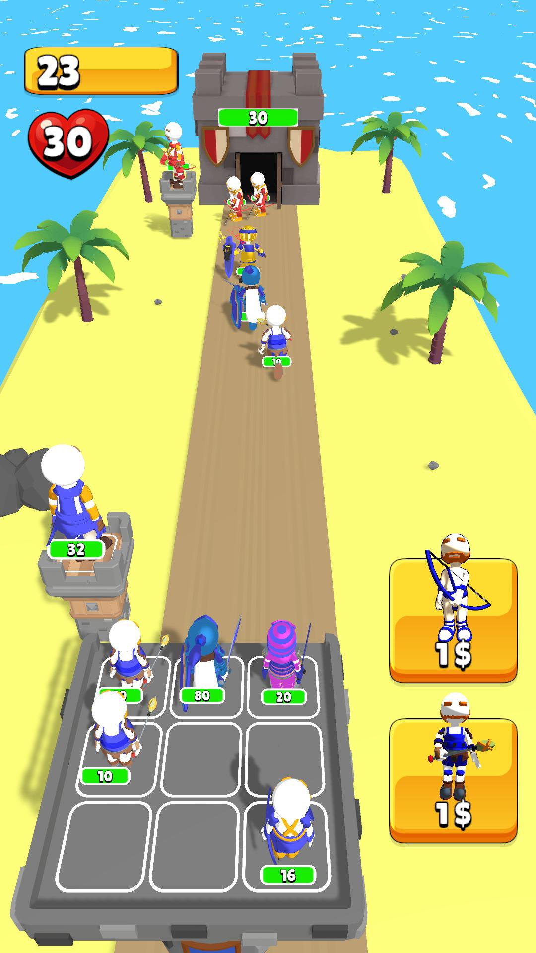 Merge Fighters: Castle Defense APK للاندرويد تنزيل