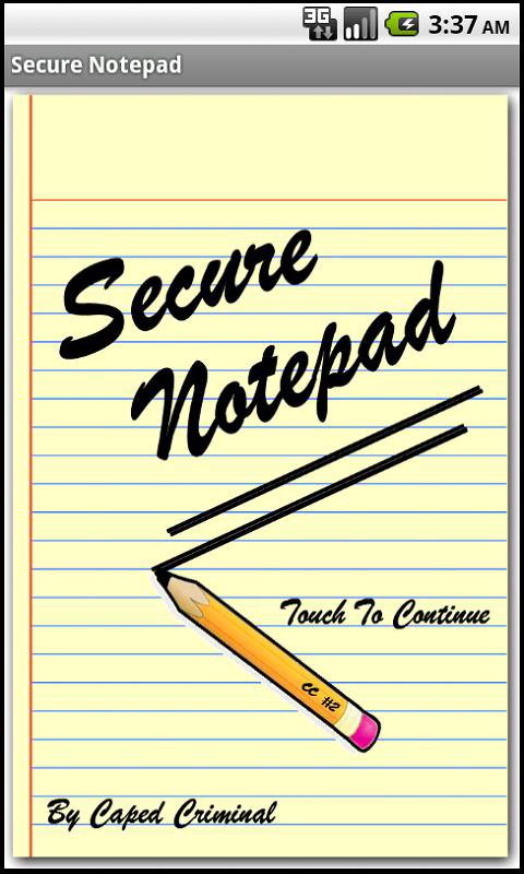 Download Secure Notepad Latest Version 2.9 Android APK File
