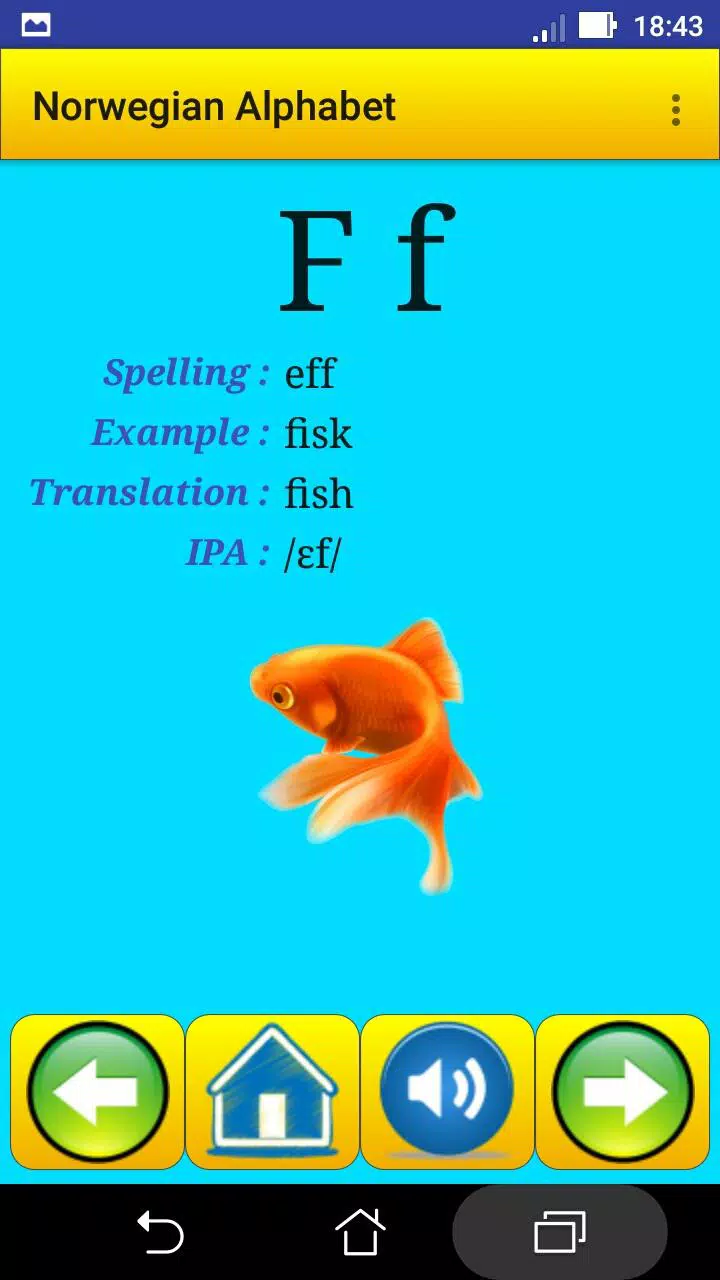 Norwegian Alphabet