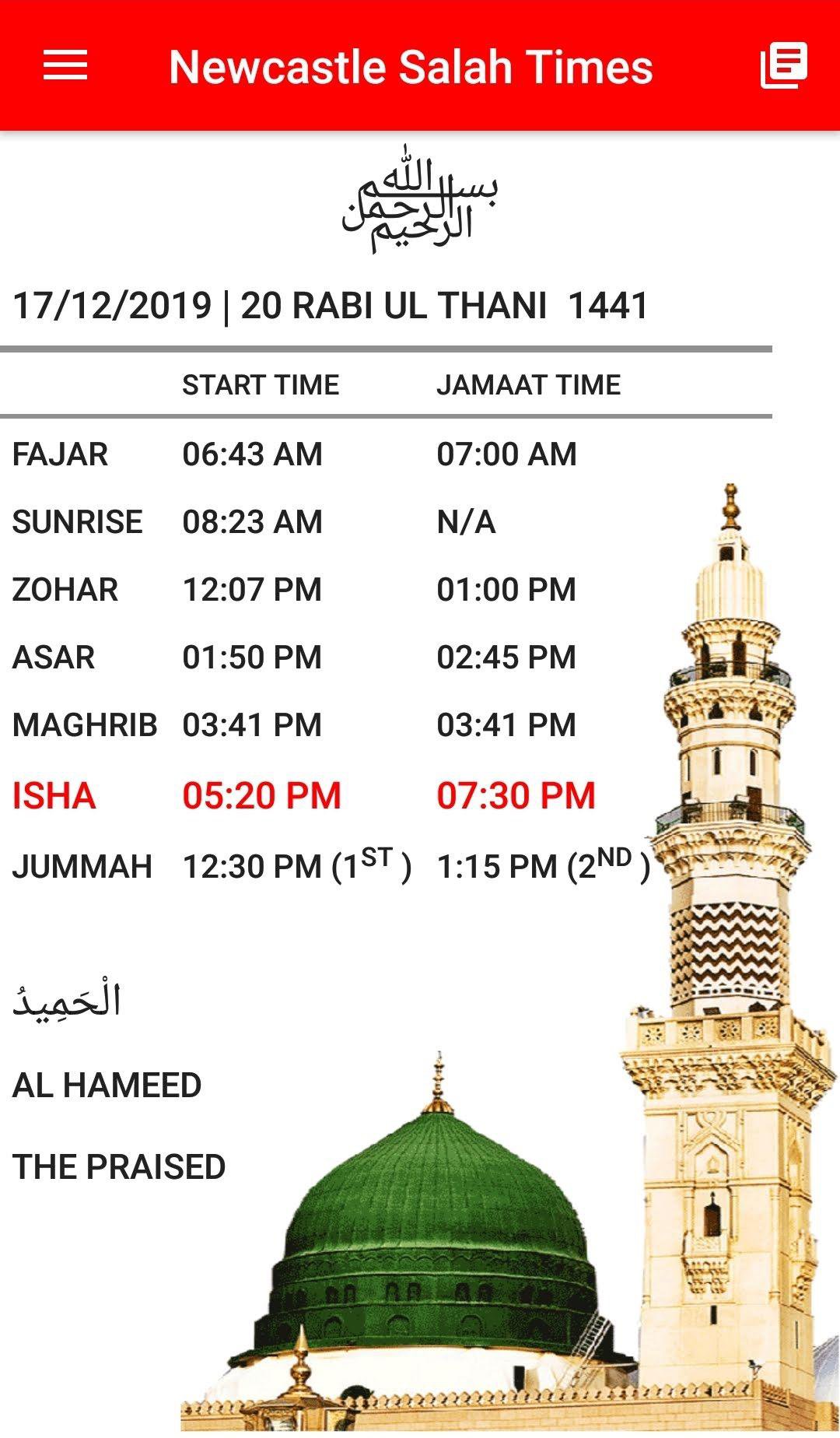 Newcastle Salah Times APK for Android Download