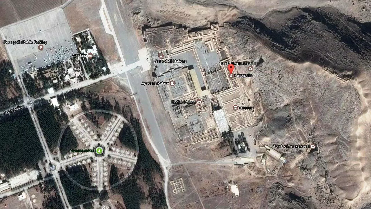 Persepolis Map