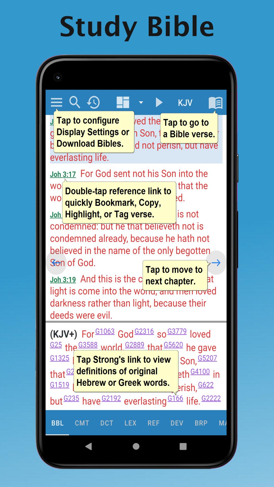 e-Sword: Bible Study to Go La Última Versión 7.0.1 para Android