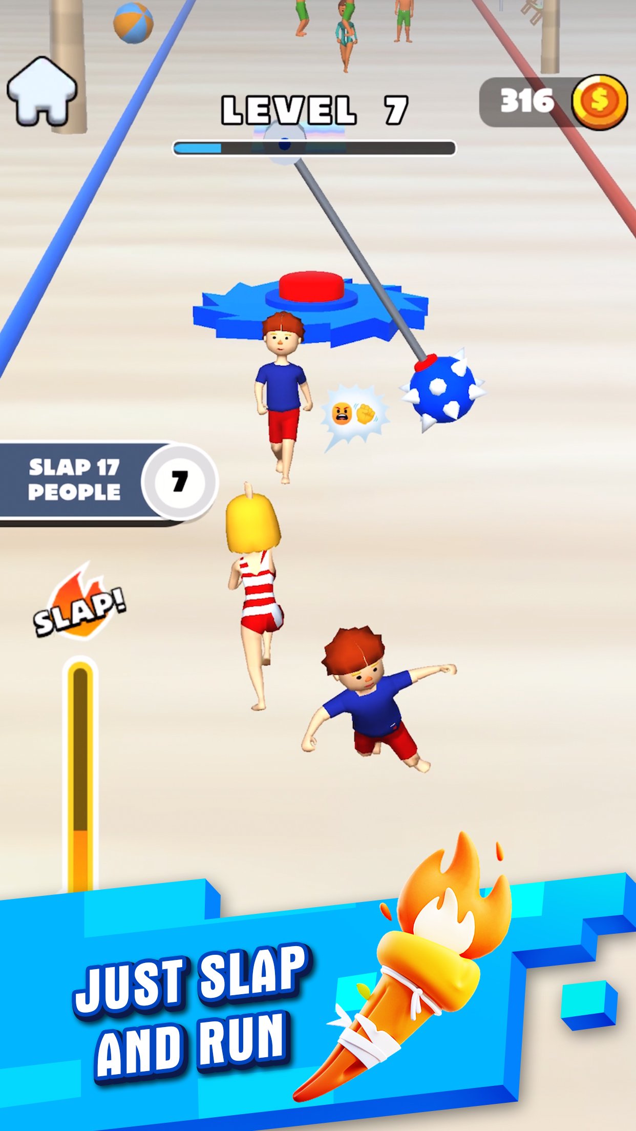 Beach Runner Prank Slap & Run APK for Android Download