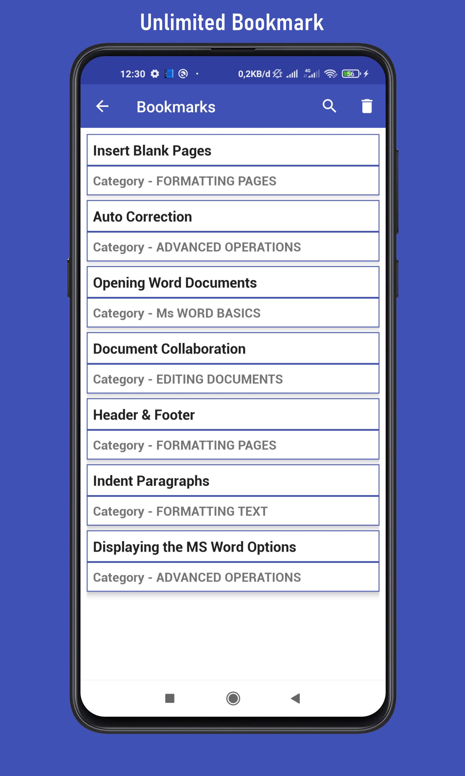 Learn MS Word APK für Android herunterladen Learn MS Word APK für Android herunterladen