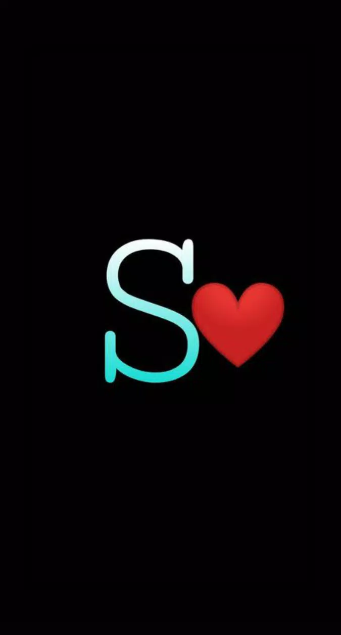 S Alphabet In Heart Wallpaper