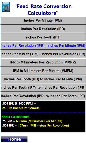 CNC Drilling Feed Rate Conversion Calculators cnc-drilling-feed-rate-conversion-calculators
