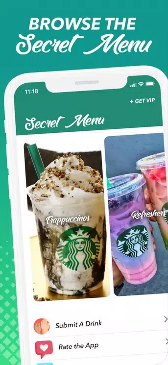 Starbucks Coffee Secret Menu