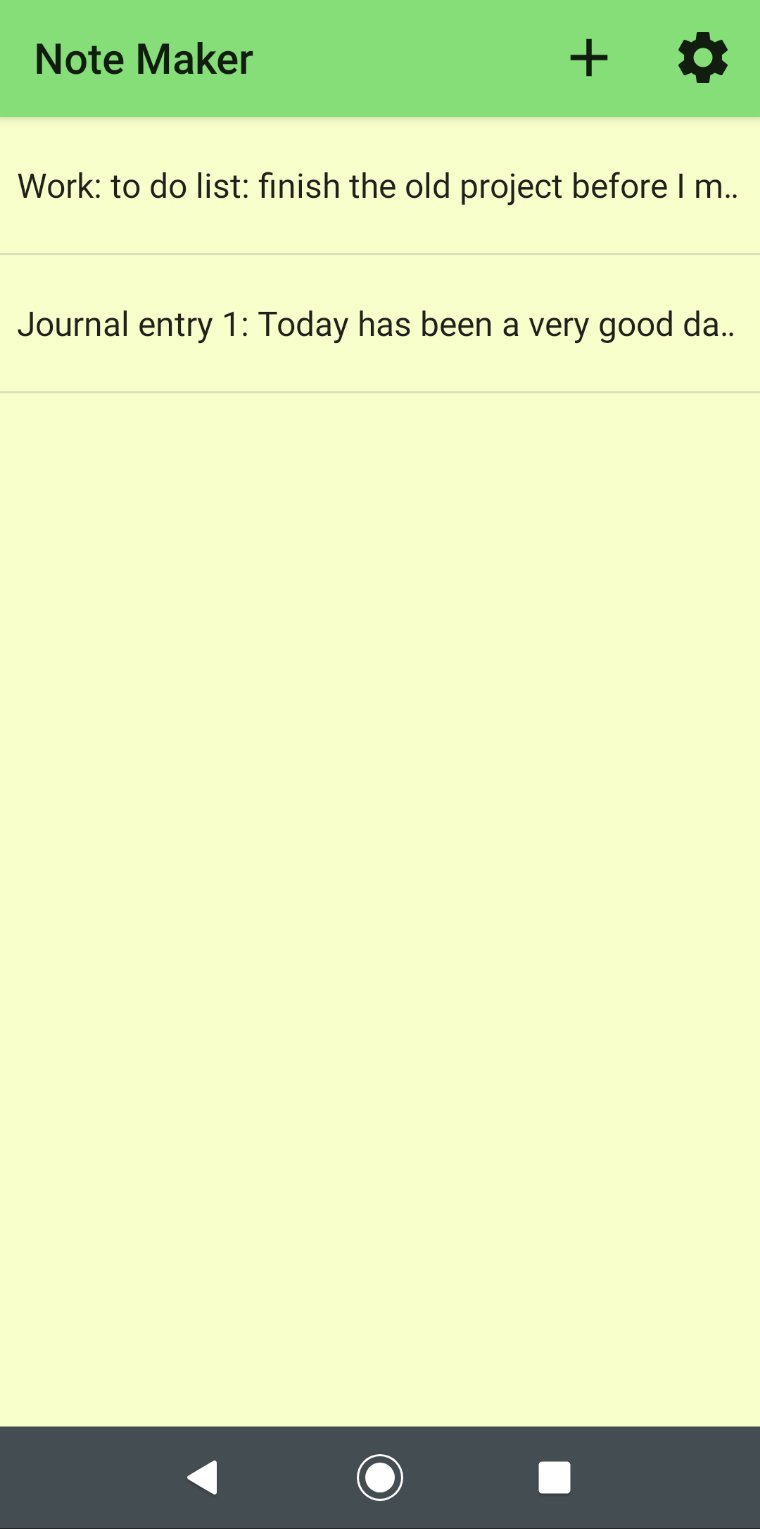 Note Maker APK for Android Download