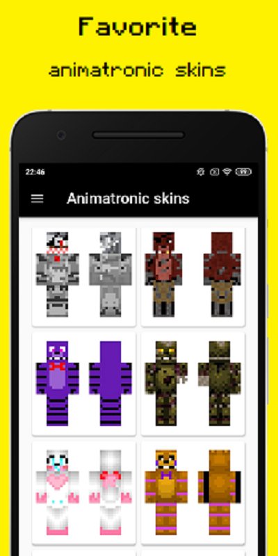 AS: Animatronic skins for Minecraft PE APK for Android Download