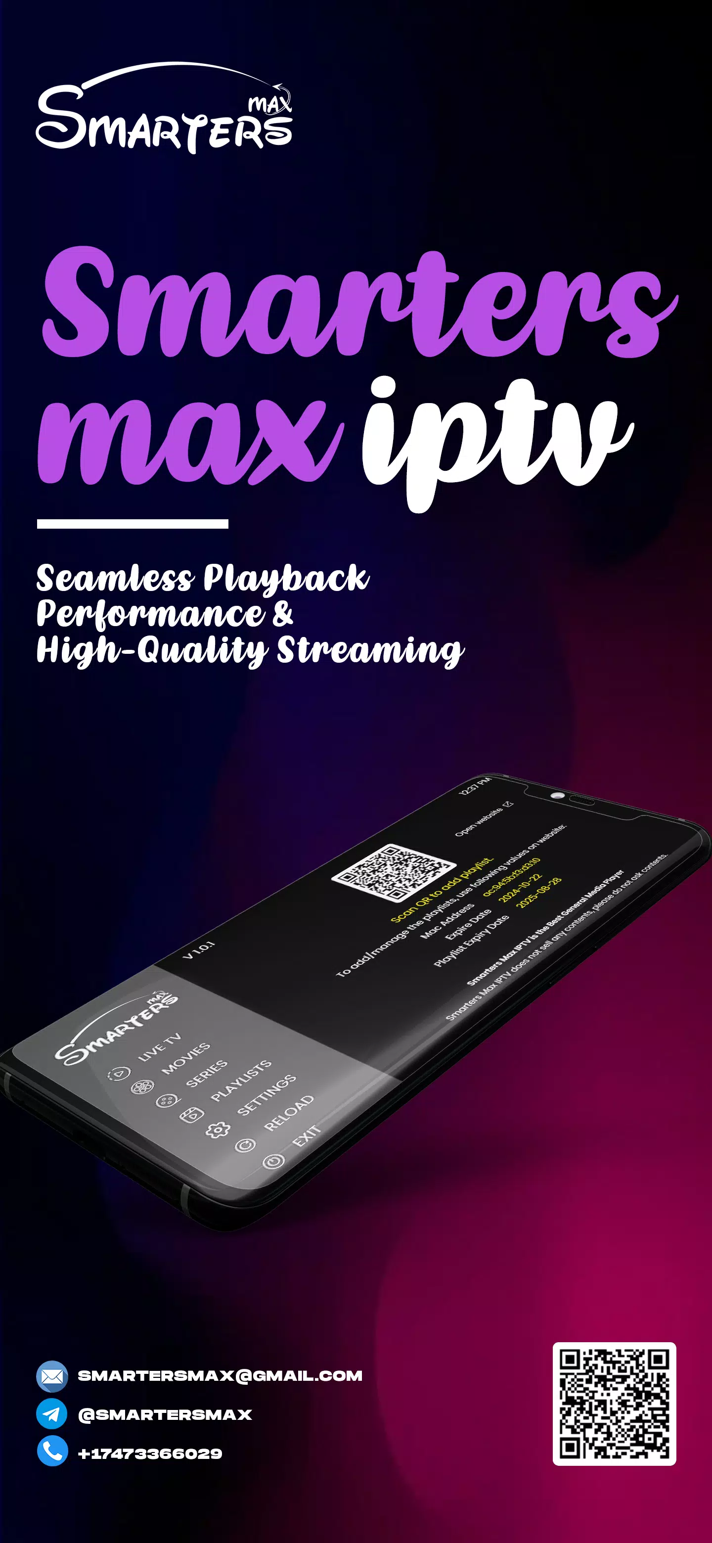 Android için Smarters Max IPTV APK İndir - En Son Sürüm