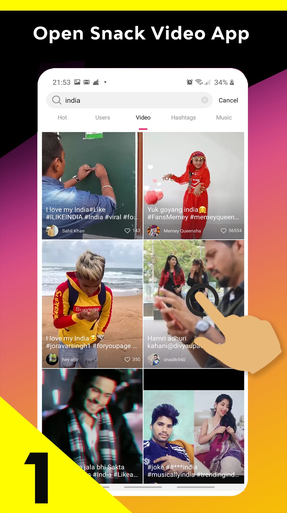 Free Snack Video downloader - without watermark APK for Android Download