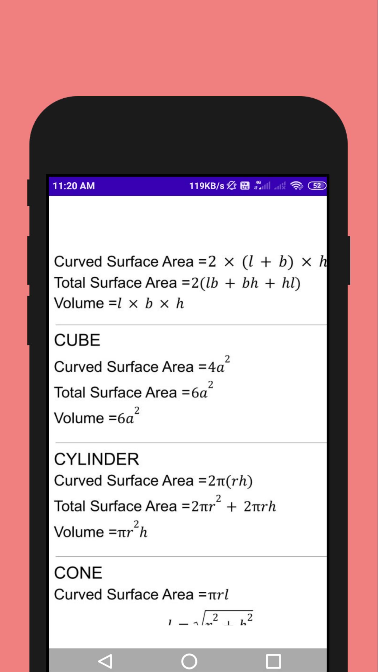 Class 10 Math Formula APK class-10-math-formula-apk
