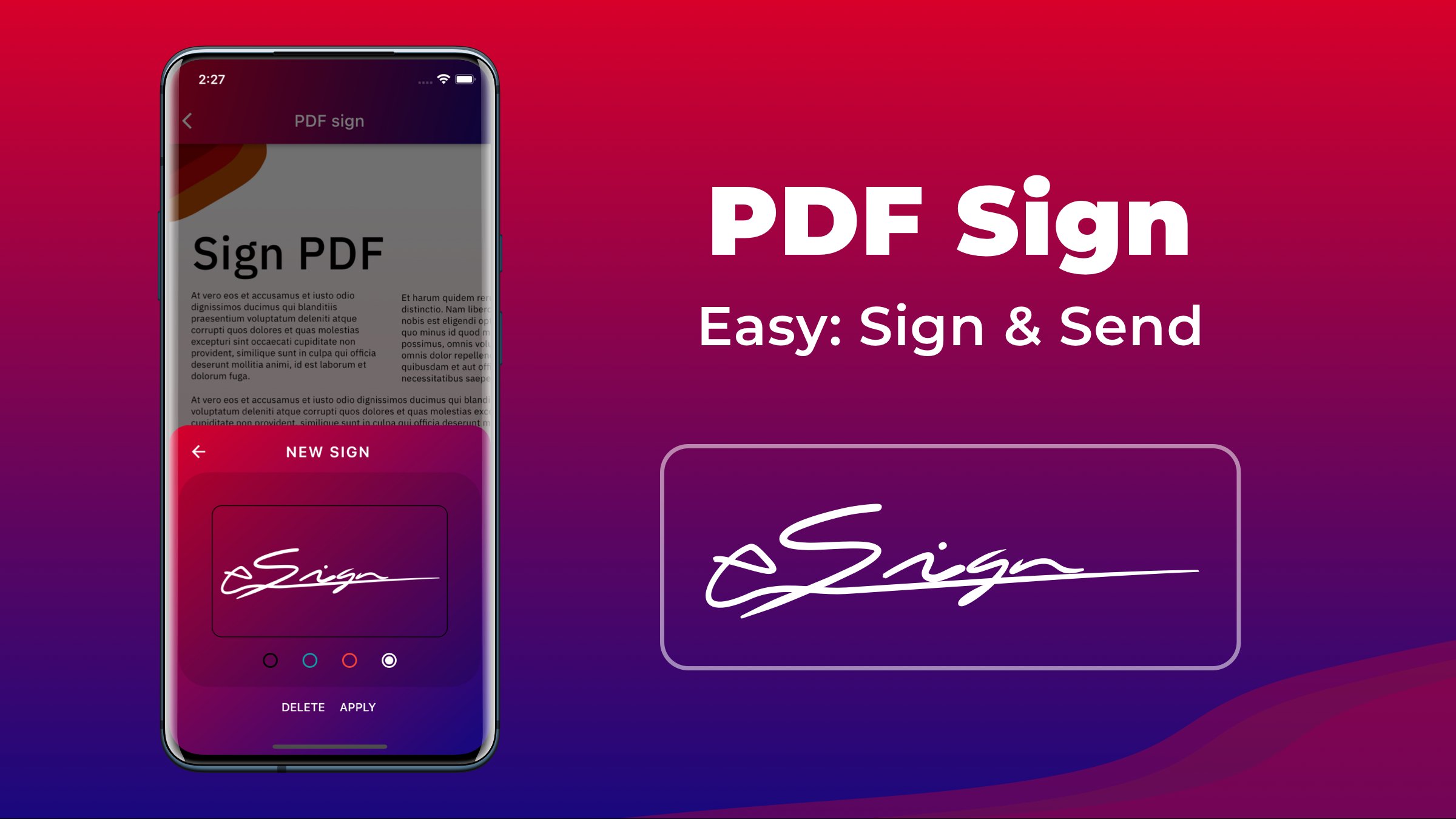 Android용 PDF Signer: PDF 서명 APK 다운로드