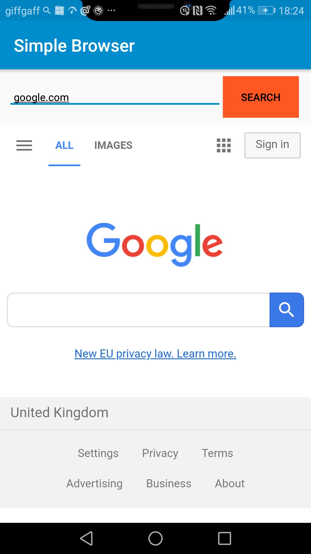 Descargar Simple Browser APK Última Versión 1.1 para Android