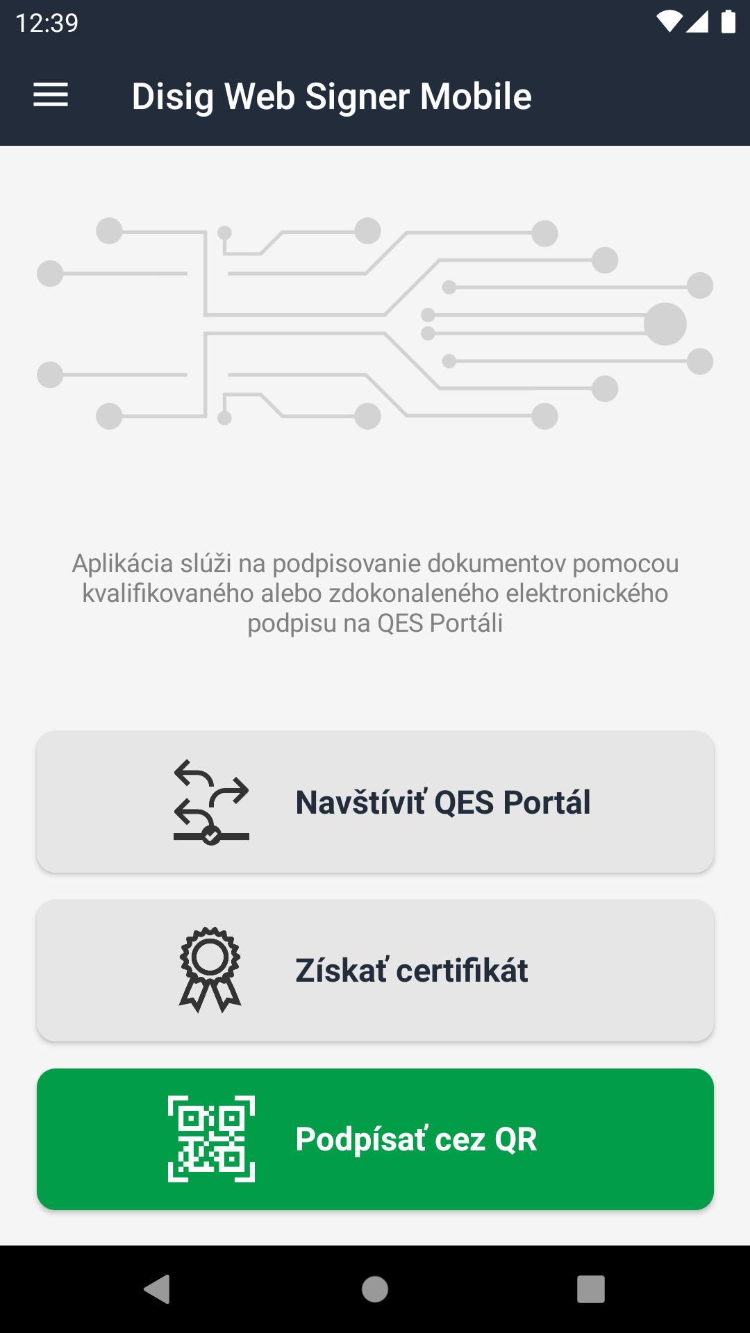 Download do APK de Disig Web Signer Mobile para Android Download do APK de Disig Web Signer Mobile para Android