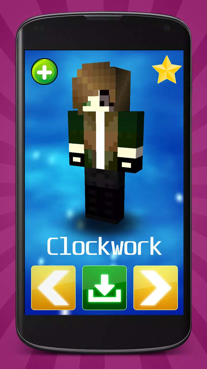 Creepypasta Clockwork Minecraft Skin