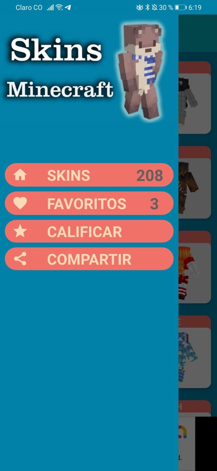Descargar Lindas Skins para Minecraft APK Última Versión 1.0 para Android