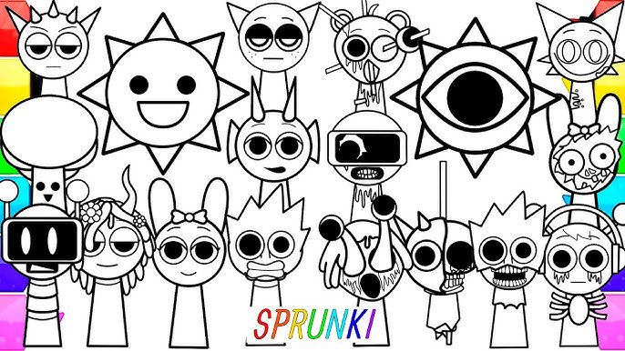 قم بتنزيل Sprunki Coloring - Music Anime بأحدث إصدار 1.2 ملف APK الأندرويد