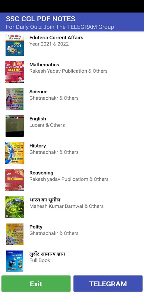 SSC CGL Notes APK for Android Download