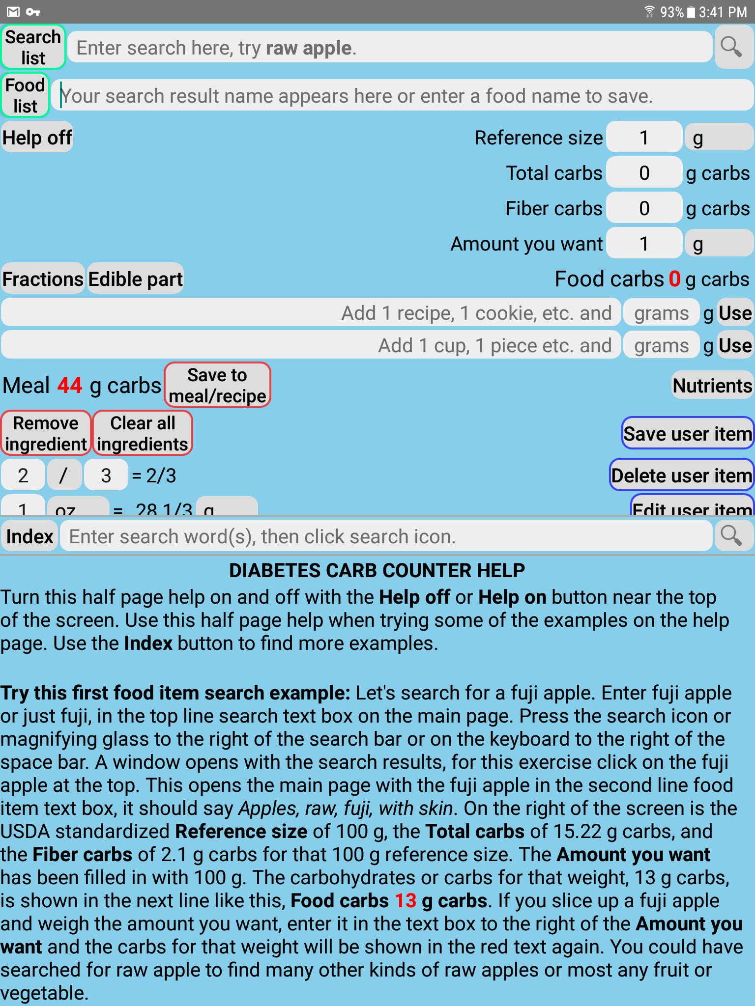 Diabetes Carb Counter For Android APK Download diabetes-carb-counter-for-android-apk-download