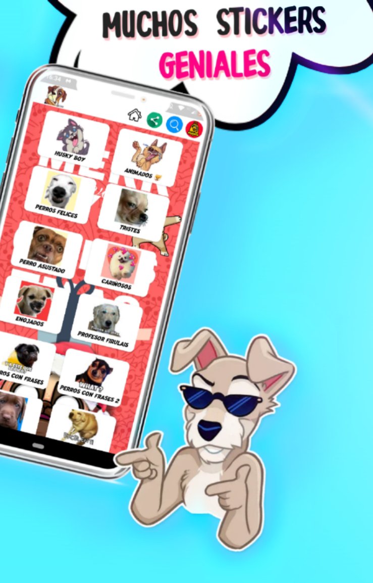 Stickers de PERROS 🐶 para WhatsApp WAStickersApps APK 9.8 pour Android ...