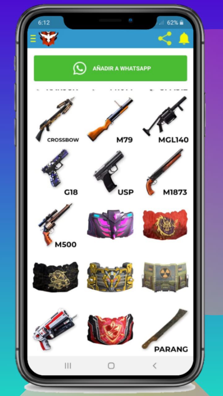 Stickers de Free Fire + Chat APK do pobrania na Androida