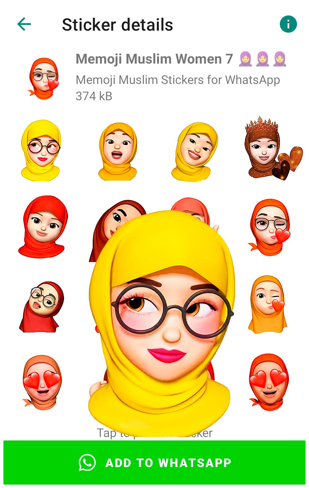 Memoji Hijab Muslim Stickers安卓版应用APK下载 Memoji Hijab Muslim Stickers安卓版应用APK下载