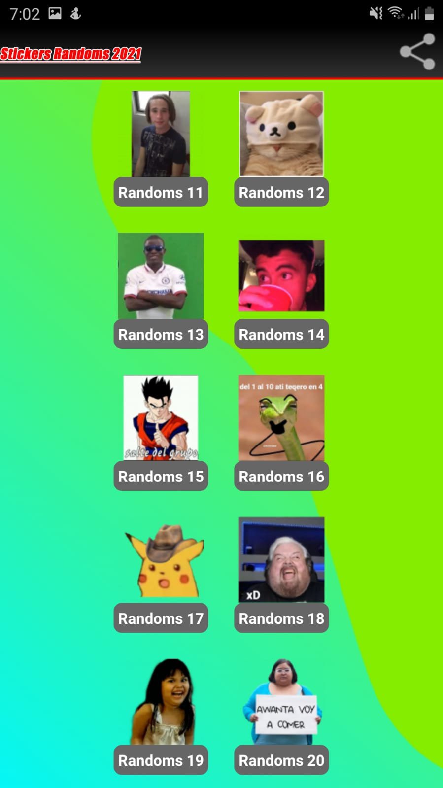 Descargar Stickers Randoms WAStickersApp APK Última Versión 1.1 para ...