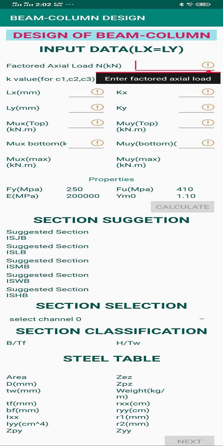 BEAM-COLUMN DESIGN APK for Android Download BEAM-COLUMN DESIGN APK for Android Download