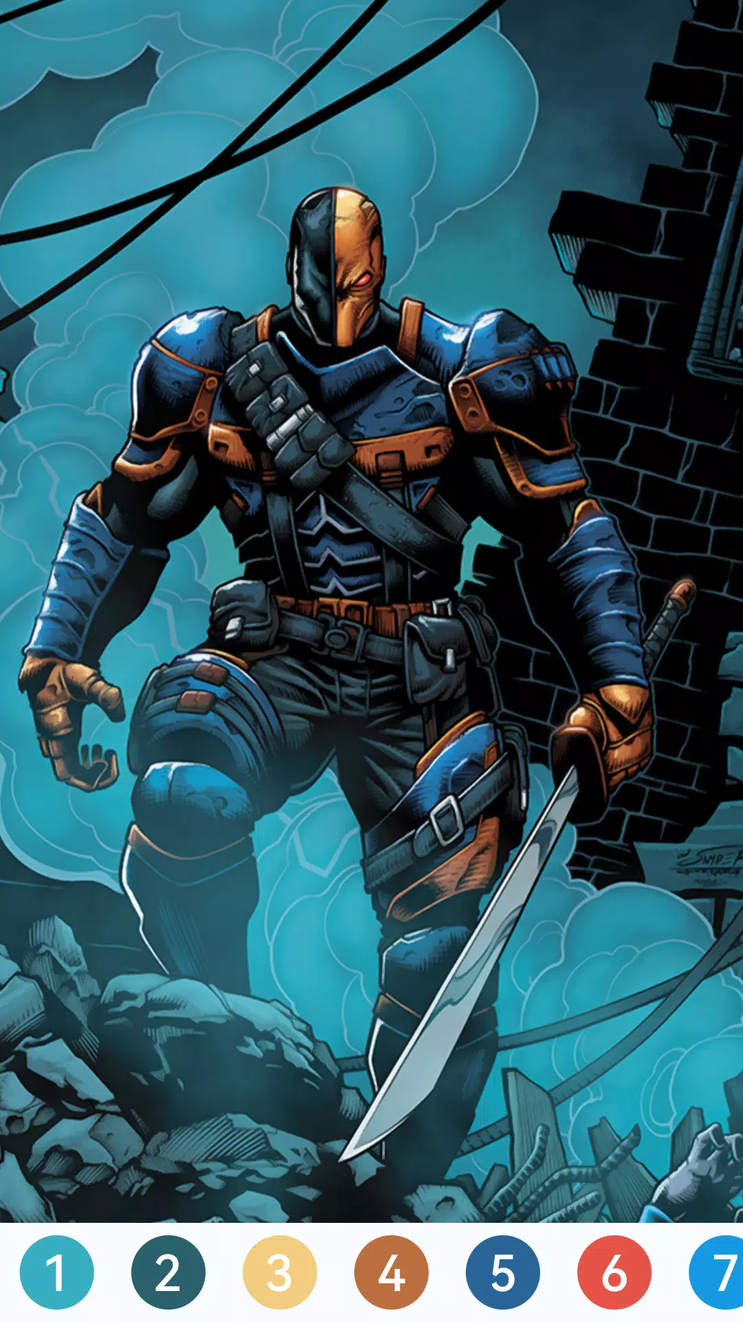 Injustice Deathstroke Coloring Pages