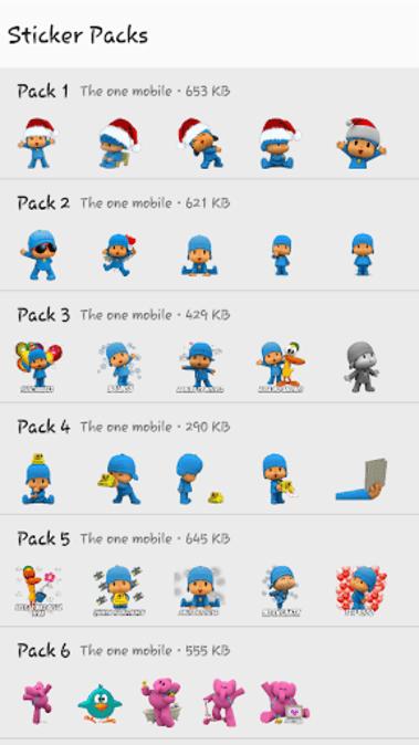قم بتنزيل Apk لـ Pocoyo Stickers For Whatsapp للأندرويد أحدث الإصدار