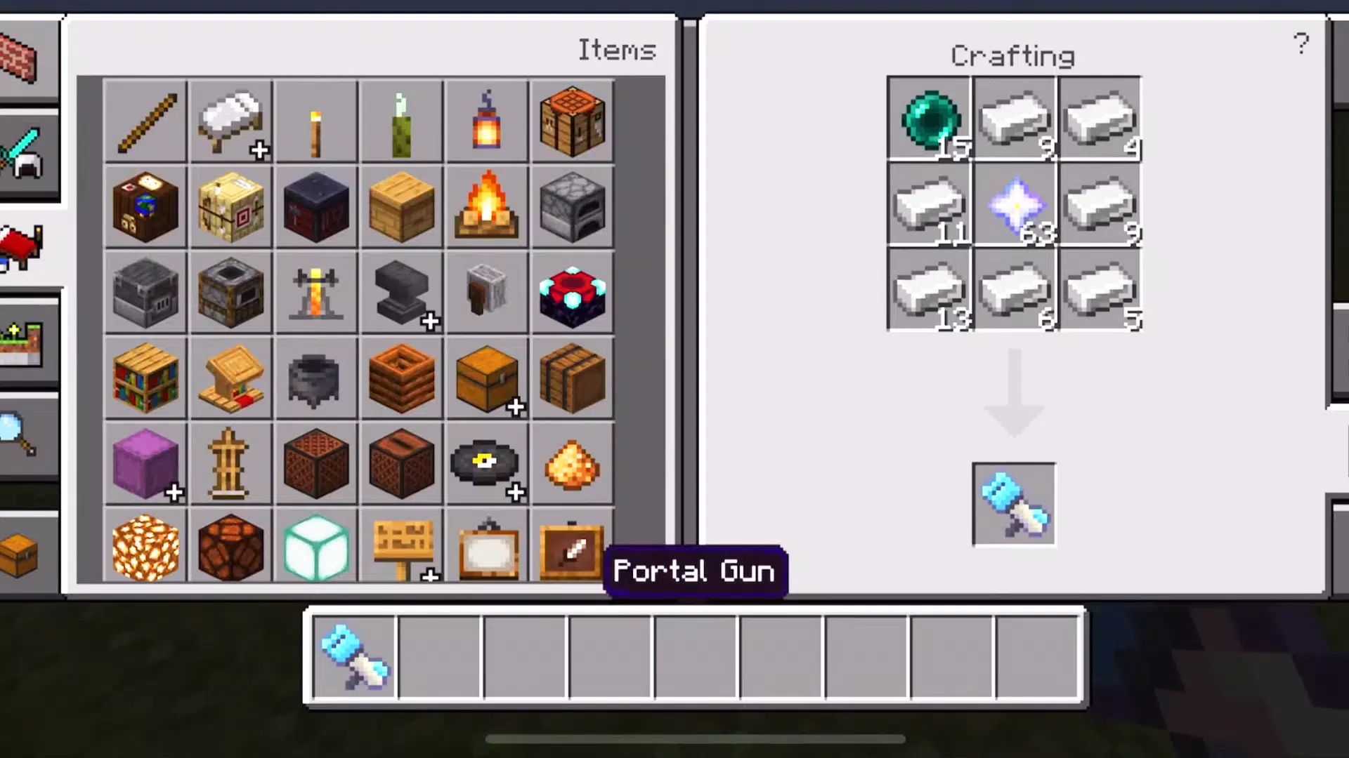 Portal Gun Minecraft