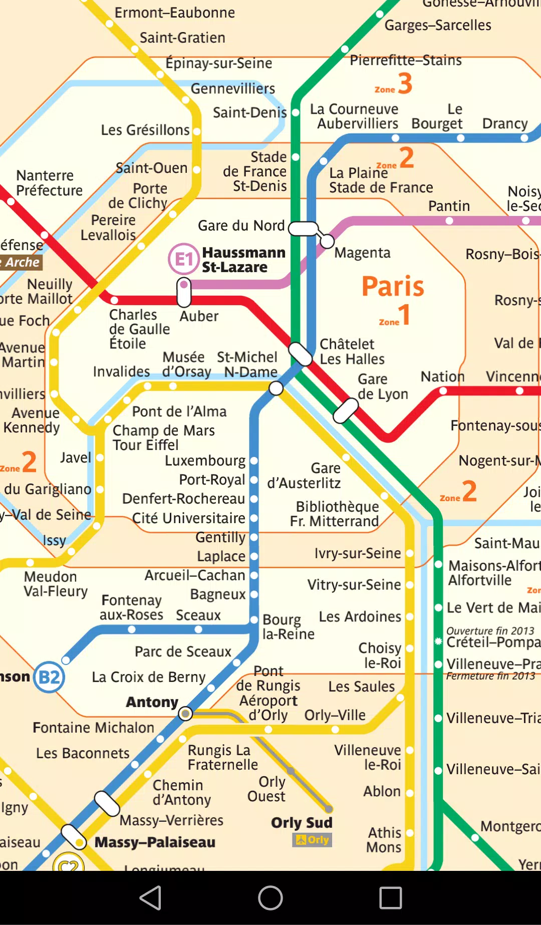 Printable Paris Metro Map Printable Rer Metro Map Pdf – Themeroute