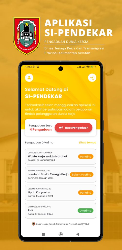SI-PENDEKAR - Pengaduan Naker APK for Android Download