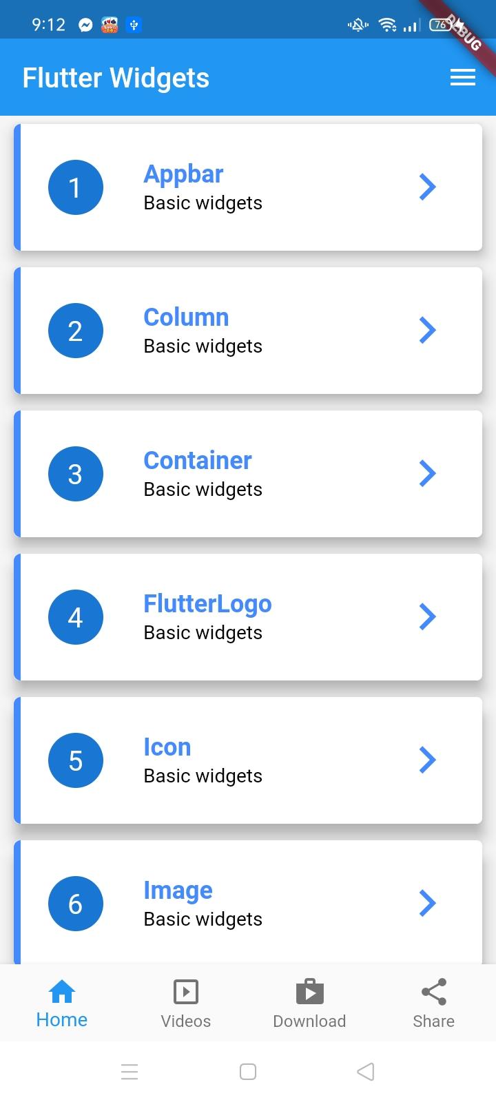 Android용 Flutter Development Tutorial Apk 다운로드