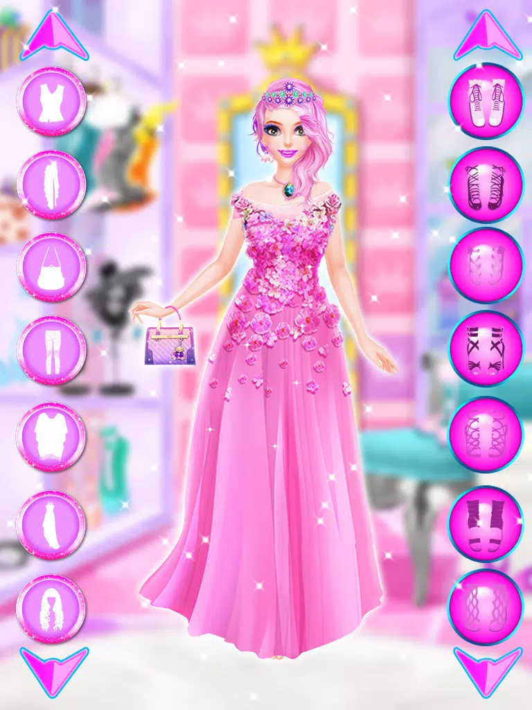 Pretty Pink Dress Up Games