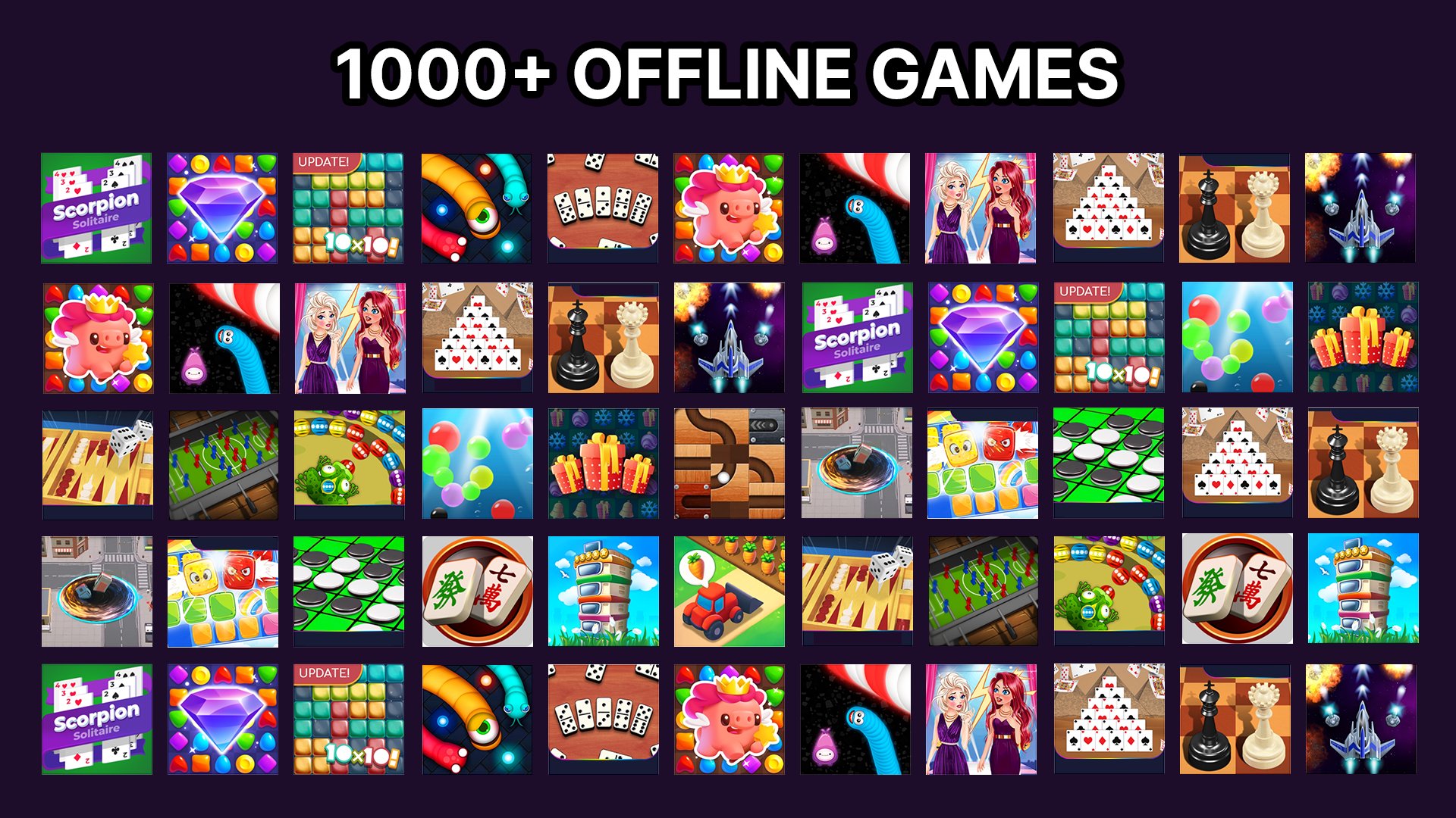 1000 Offline Games: Mini Games APK for Android Download