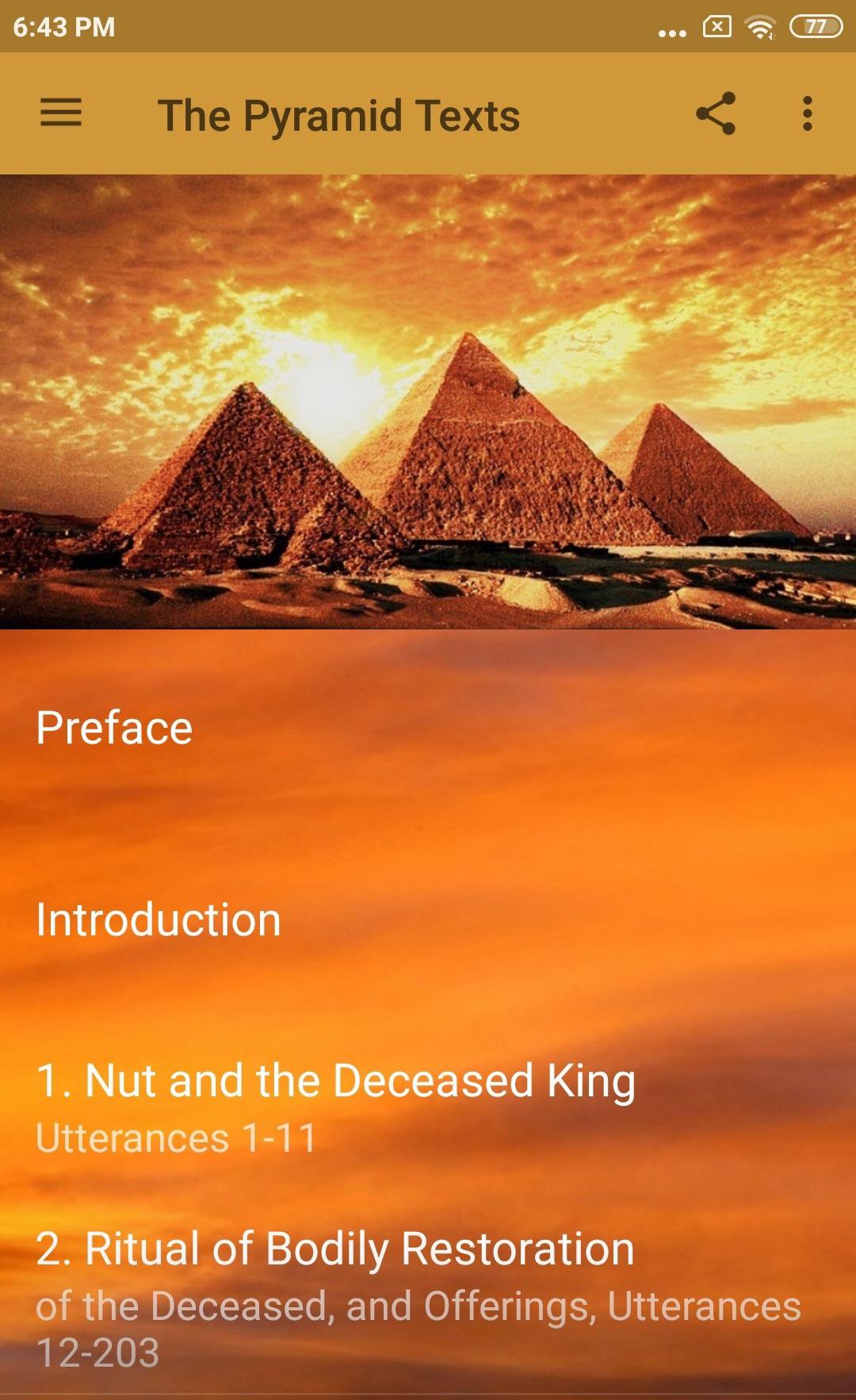 PYRAMID TEXTS APK for Android Download