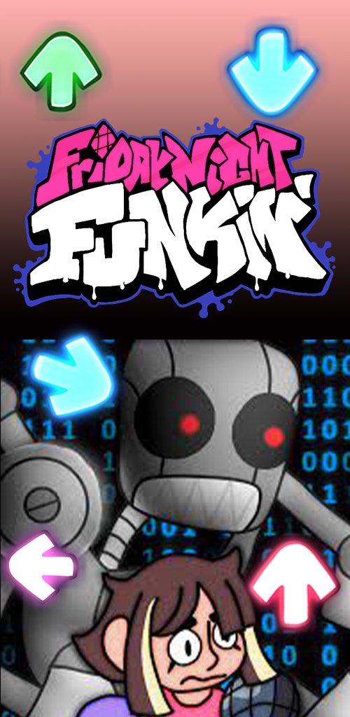 Descargar fnf QT lila Robot mod battle APK Última Versión 4.1 para Android