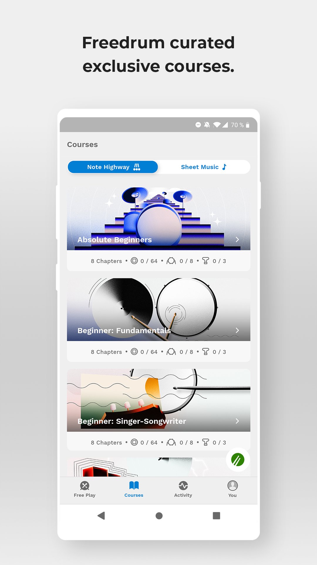 Download Freedrum Studio: Drum Lessons 1.5.5 Android APK File