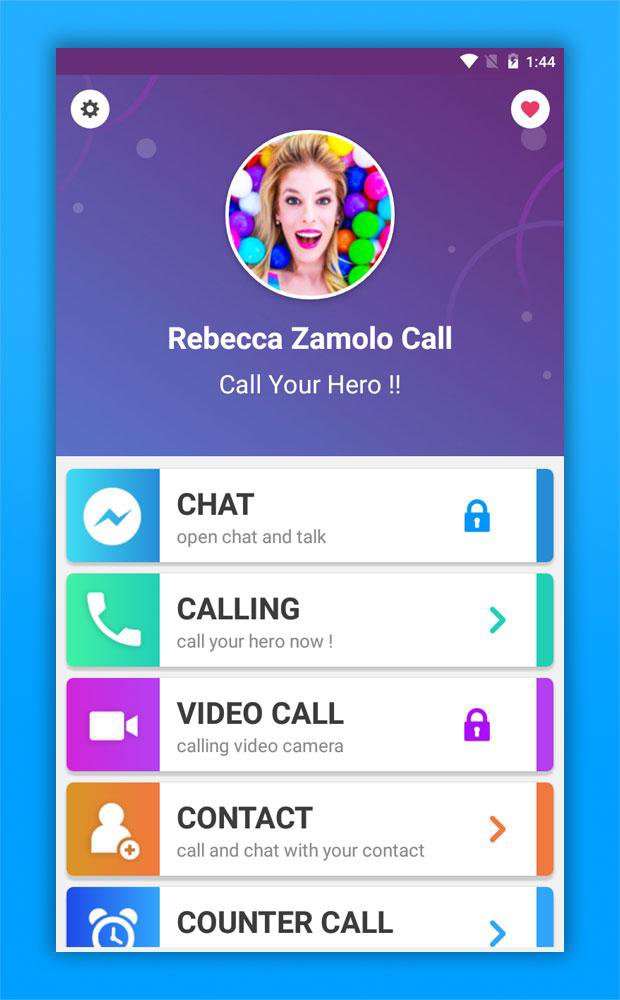 Descargar Rebecca Zamolo Call APK Última Versión 1 para Android