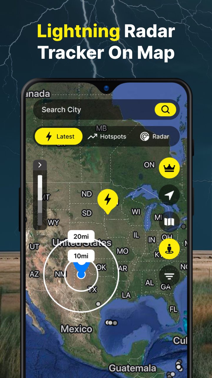 Descargar Lightning Radar Tracker On Map APK Última Versión 2.0.0 para ...