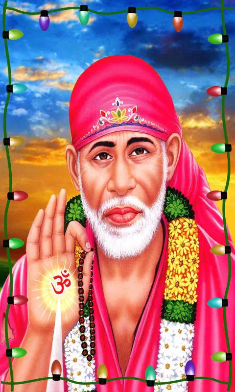 Animated Sai Baba Mobile Wallpaper