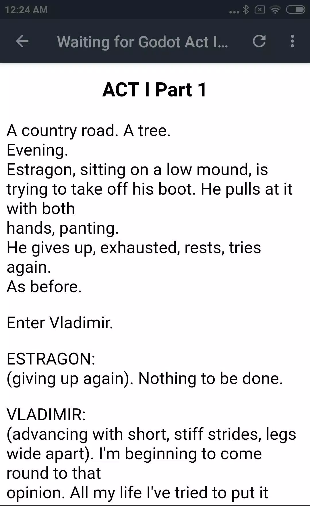 Waiting For Godot Quotes