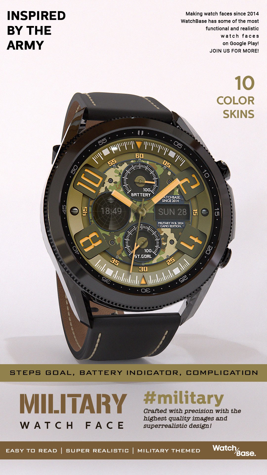 Military Watch face Latest Version for Android