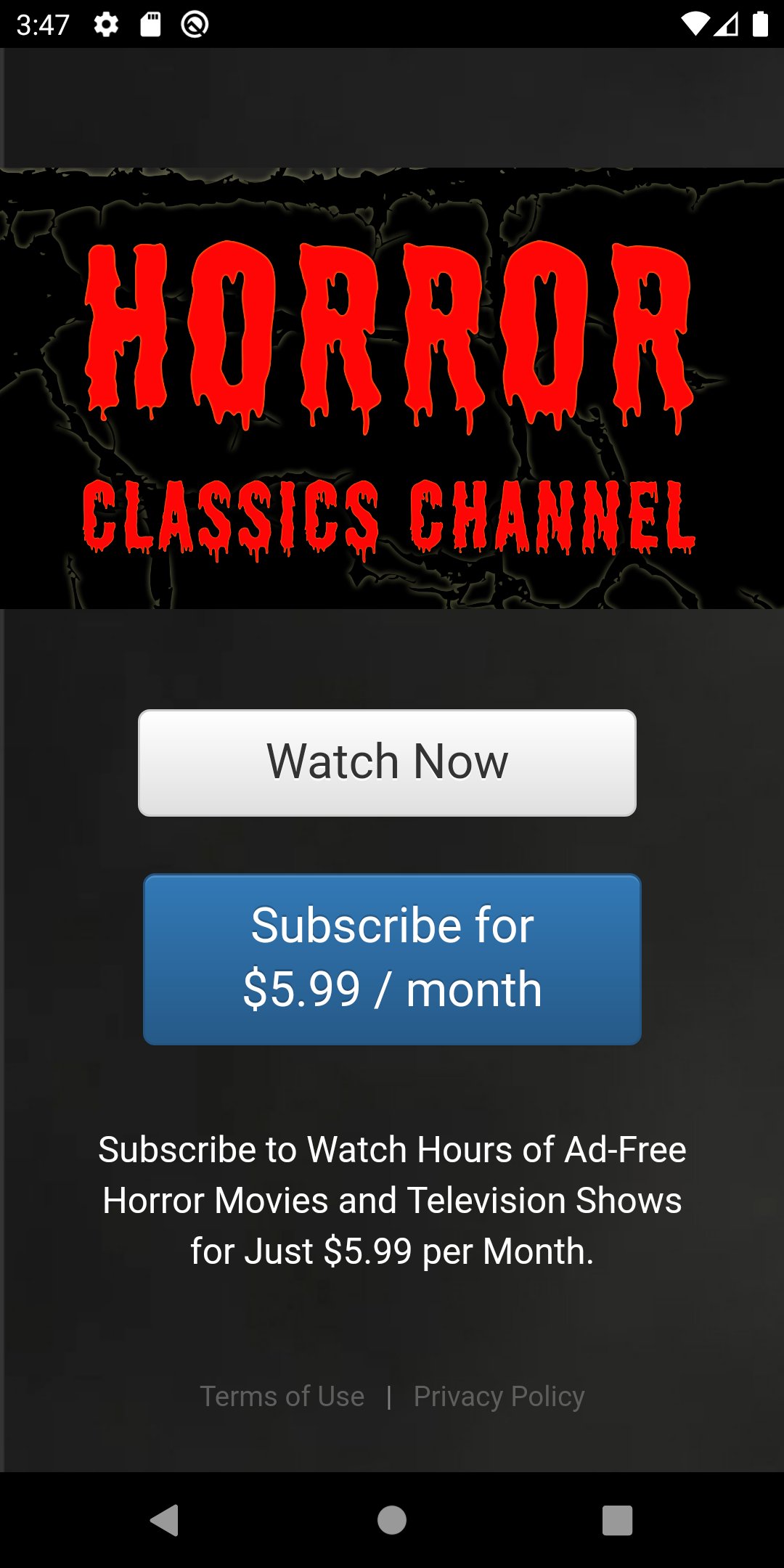 Horror Classic Movies Channel APK for Android Download