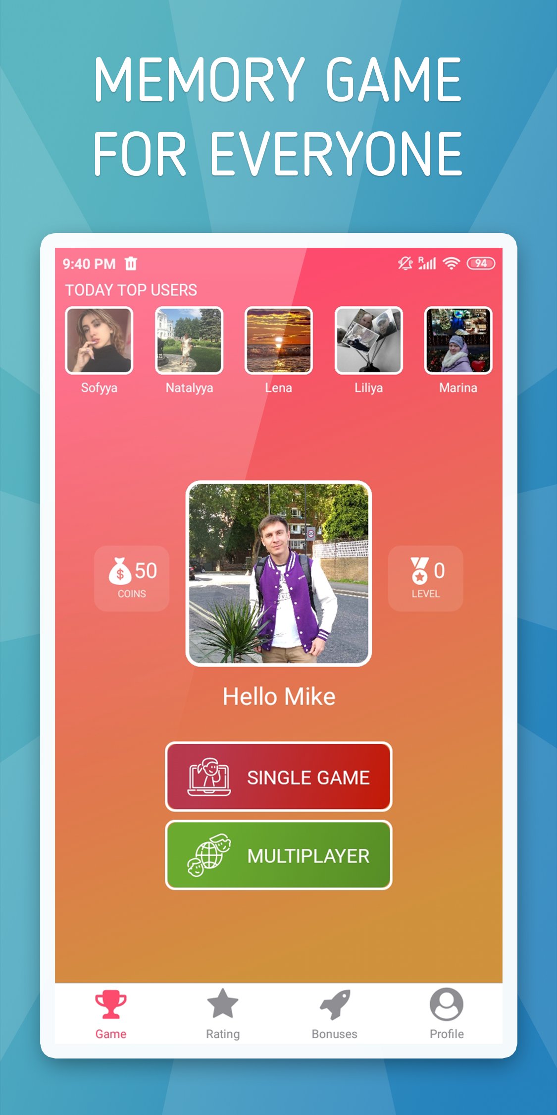 Memoton - Your personal memory trainer APK للاندرويد تنزيل